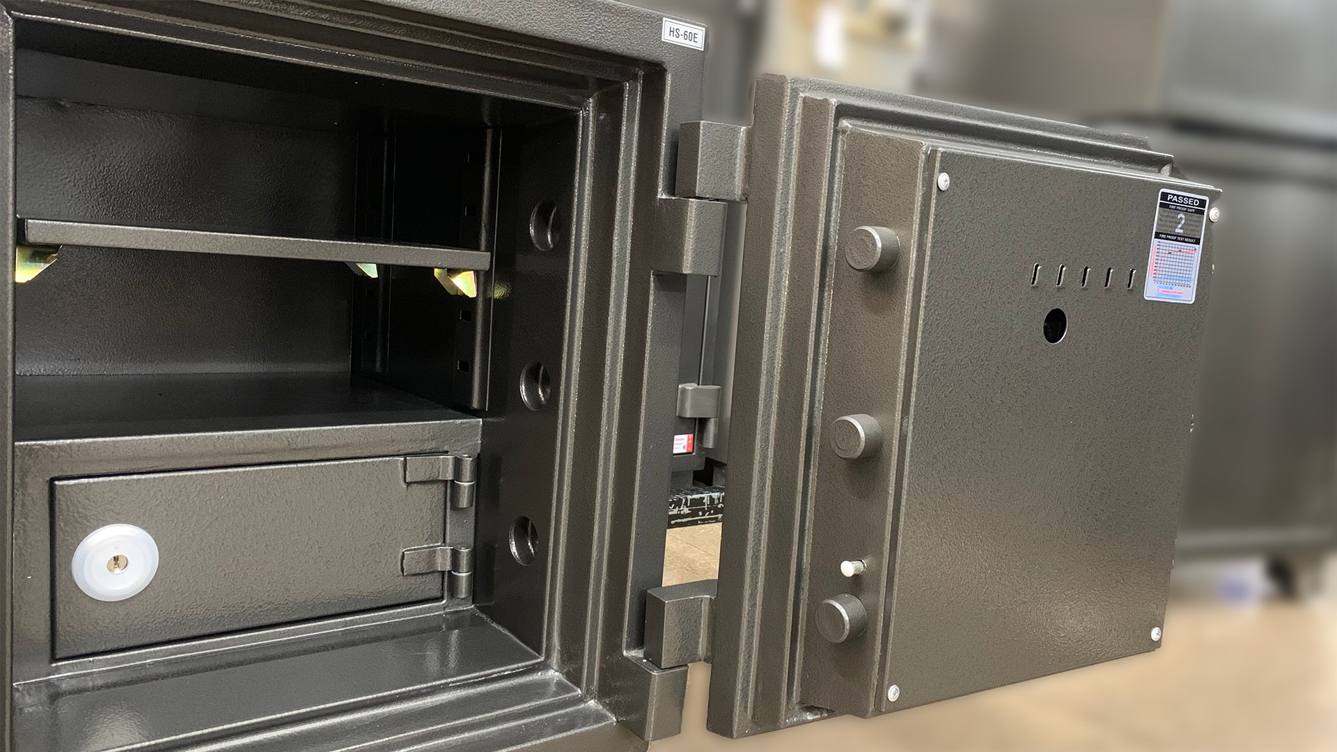 Hanmi Safe touch screen Code: HS-60E ទម្ងន់ : 105kg