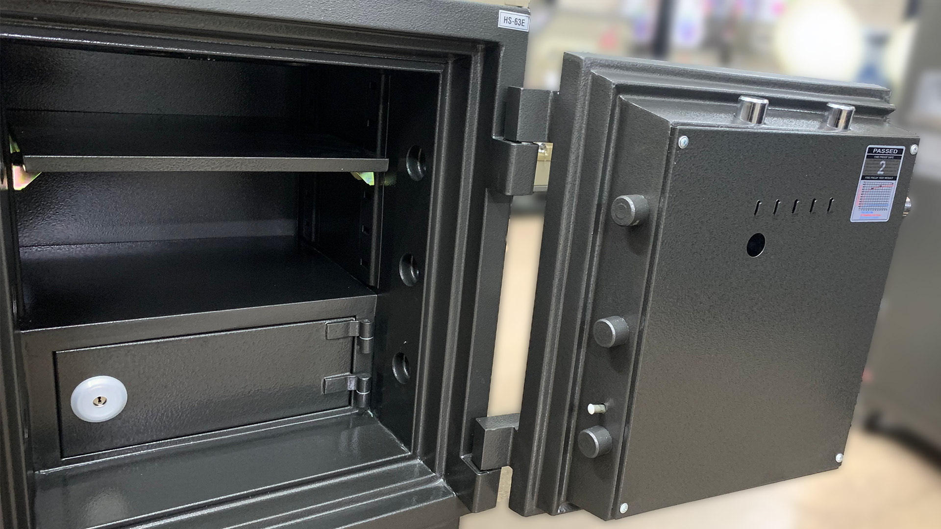 Hanmi Safe touch screen Code: H-63E ទម្ងន់ : 120kg